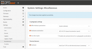 Initial OPNSense Set up in Web GUI - Bachelor Tech
