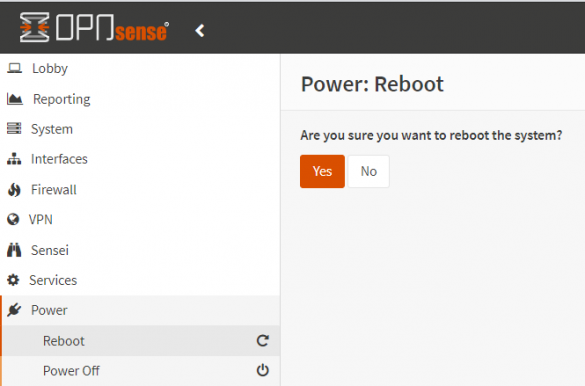Initial OPNSense Set up in Web GUI - Bachelor Tech