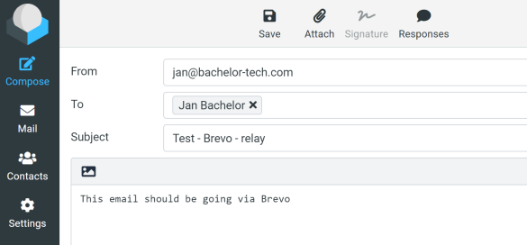 SMTP Relay With Brevo - Bachelor Tech