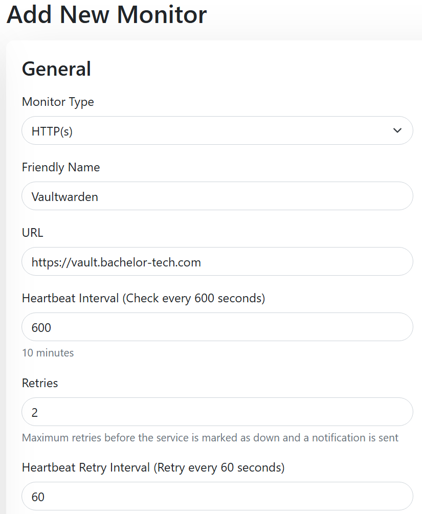 6. Set up Monitoring for Vaultwarden’s Docker Container + Website using ...